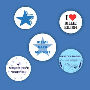 Billie Eilish Buttons and Pins - Etsy