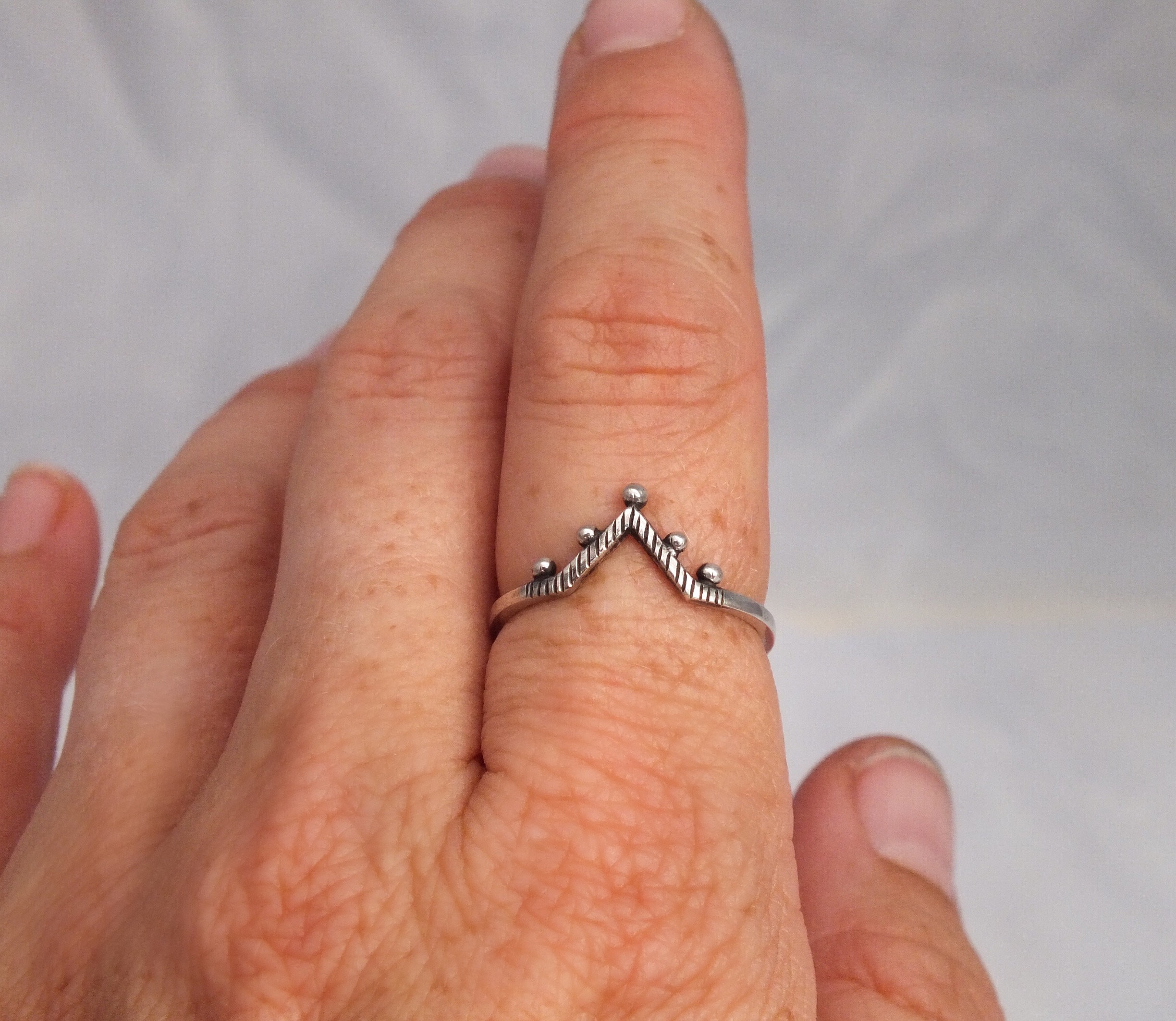 Zenith ring sterling silver tribal ring boho ring | Etsy