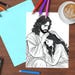 Christian Coloring Page: Jesus Wept - Printable 8.5x11 Inch Digital ...