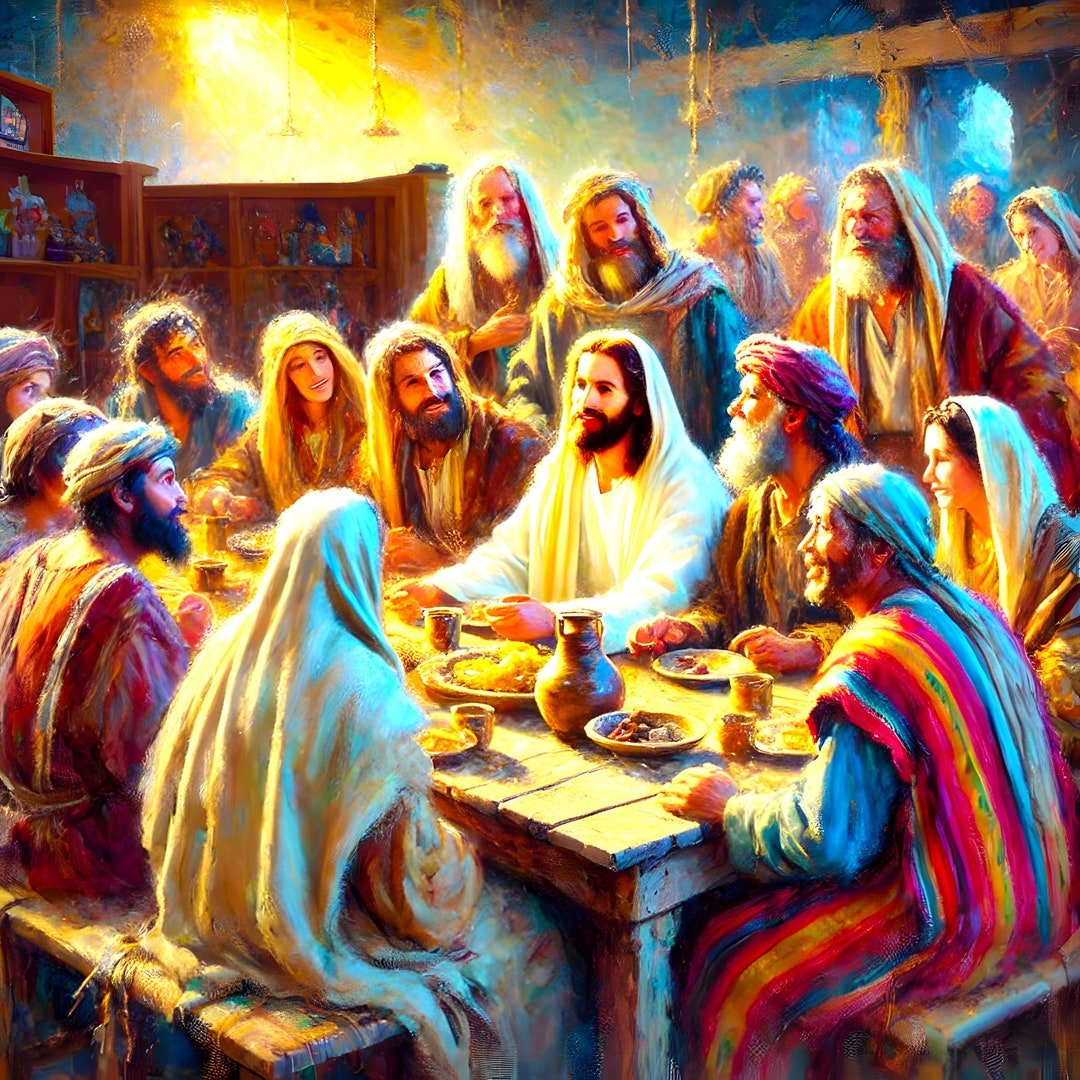 Christian Art: "jesus Christ Eating With Sinners." Christian Art ...