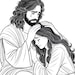 Christian Coloring Page: Jesus Wept - Printable 8.5x11 Inch Digital ...