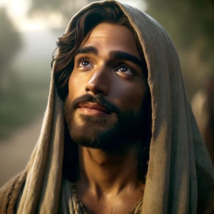 Christian Art: Portrait of Jesus, Heartwarming Christian Art Print ...
