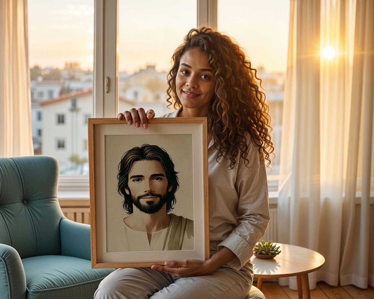 Christian Artwork: Portrait of Jesus Christ - Inspirational Digital ...