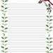 Christmas Stationery - Christmas Cardinal Letter Paper, Religious ...