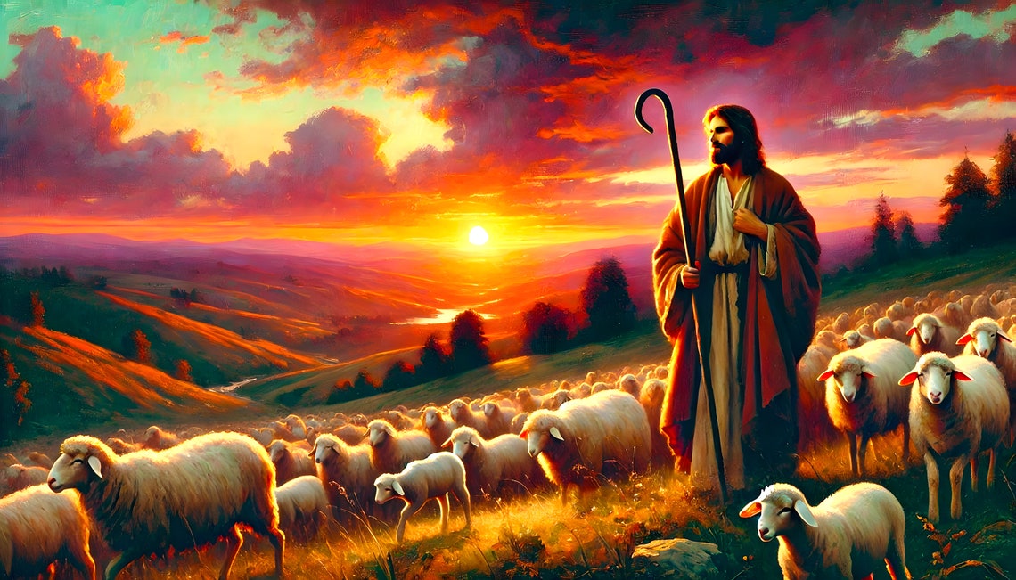 Christian Art: "the Good Shepherd" Digital Download | Religious Wall ...