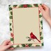 Christmas Stationery - Christmas Cardinal Letter Paper, Religious ...