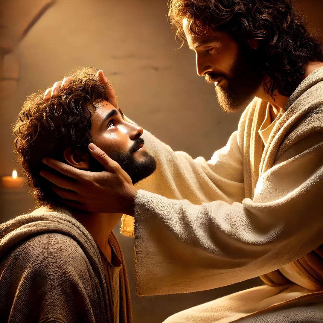 Christian Art: Jesus Healing the Sick - Heartwarming Christian Art ...