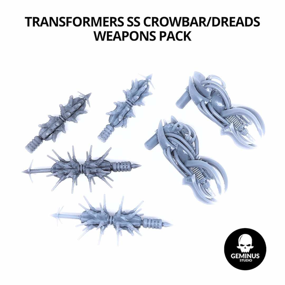 Transformers Studio Series Crowbar/dreads Weapons Kit - Etsy