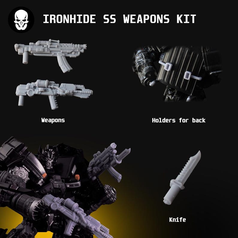 Transformers Studio Series Ironhide Upgrade Kit - Etsy