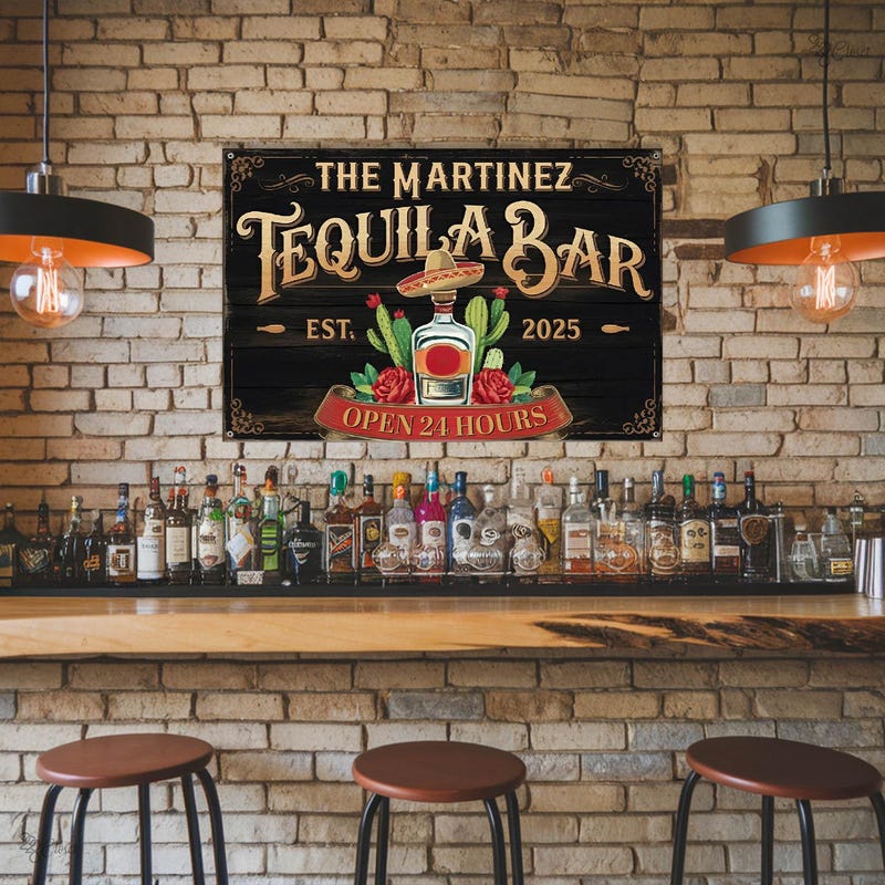 Metal Tequila Sign - Etsy