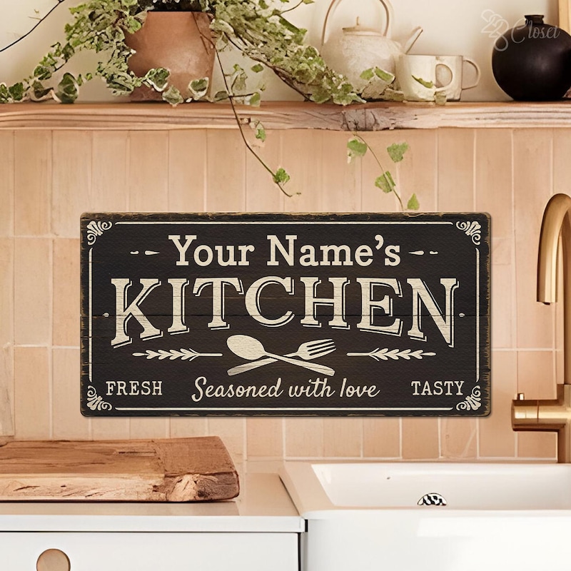 Kitchen Plaque - Etsy Canada