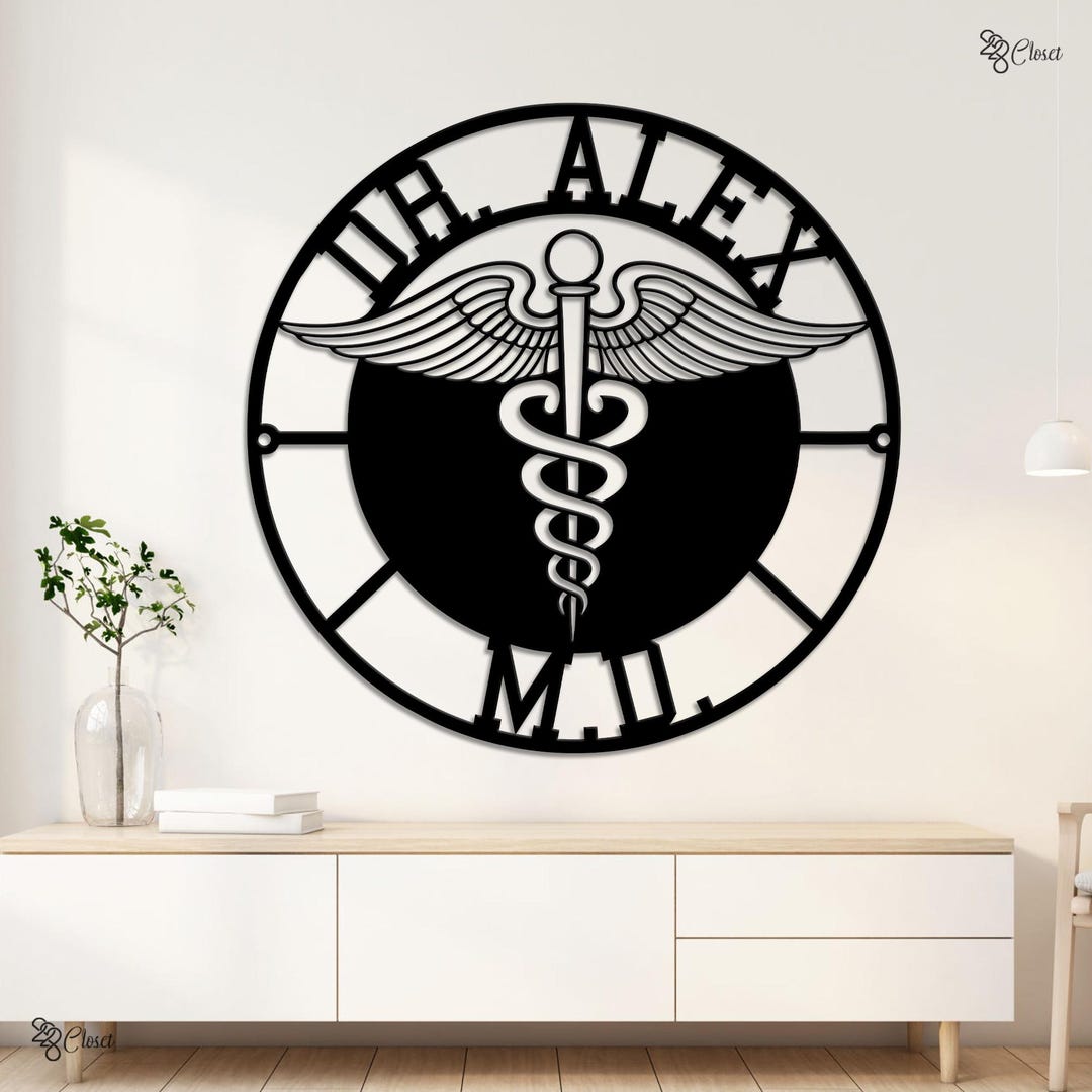 Personalized Doctor Metal Wall Decor, Custom Metal Doctor Sign, Metal ...