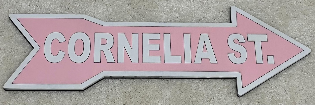 Taylor Swift Cornelia St. Wood Street Sign - Etsy