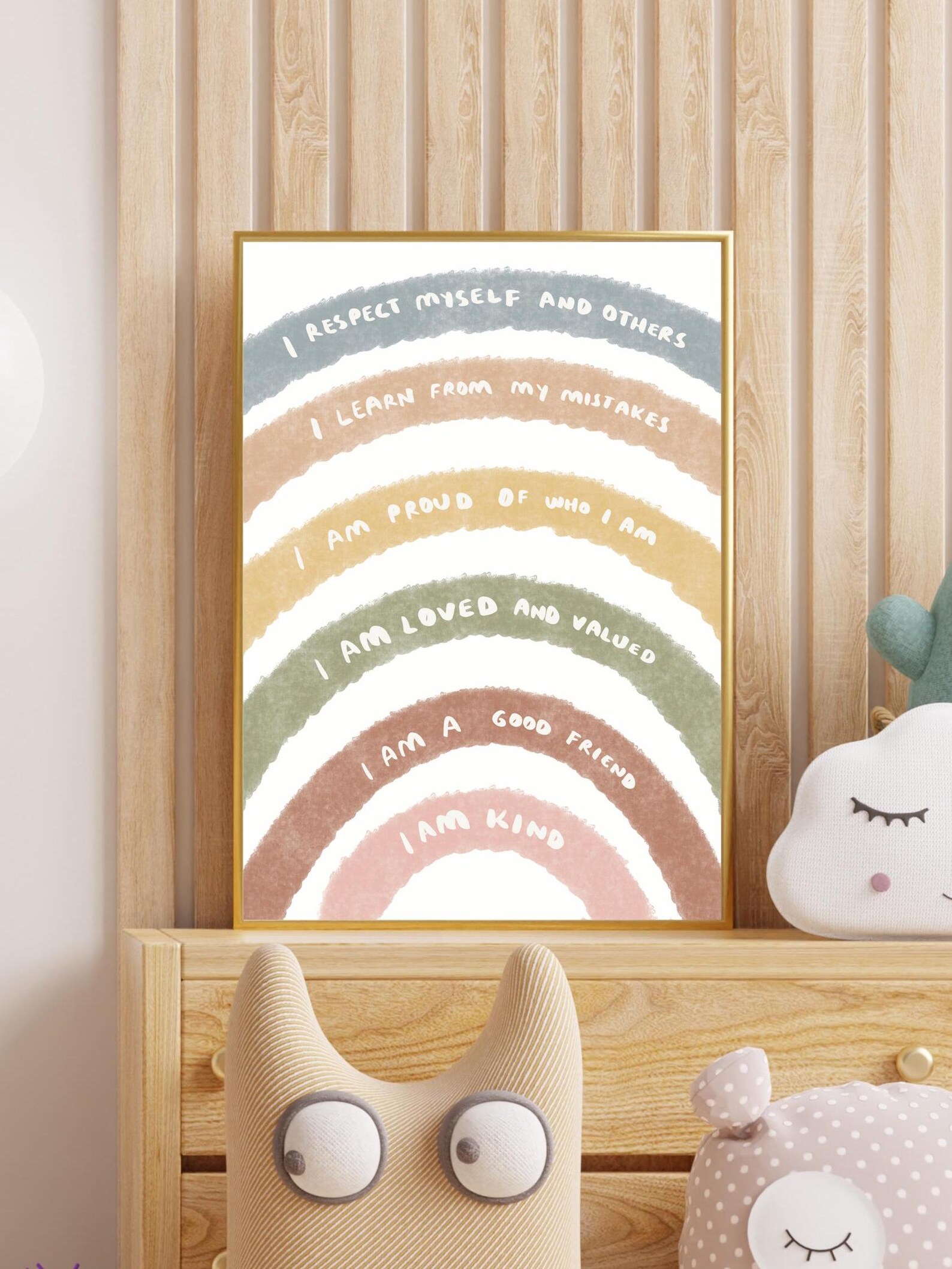 Affirmation Wall Art for Kids, Positive Affirmations for Kids, Kids ...