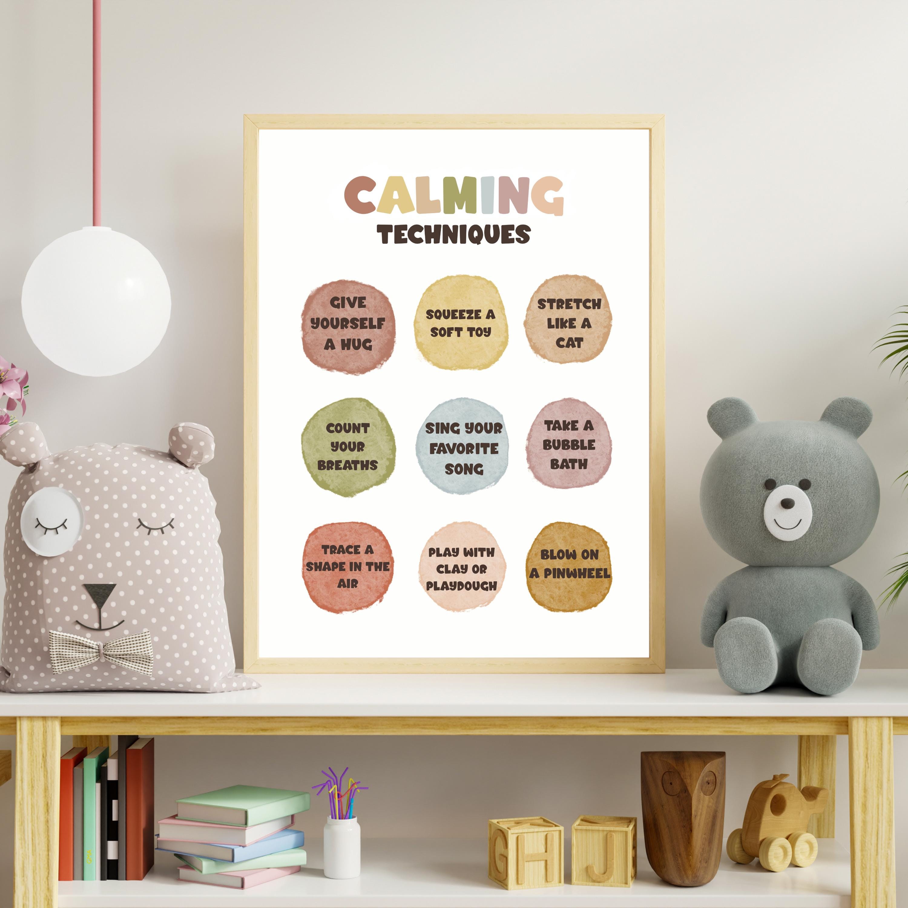 Calming Techniques for Kids - Printable Guide, Children’s Calming Guide ...