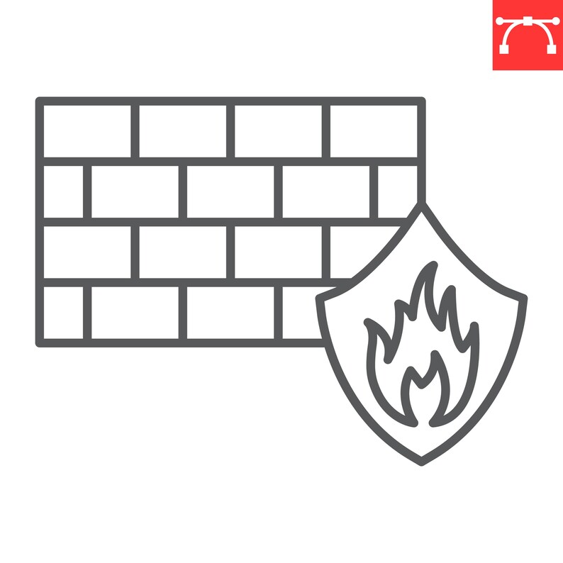 Security Line Icon Set, Cyber Security Vector Icons, Network Protection ...