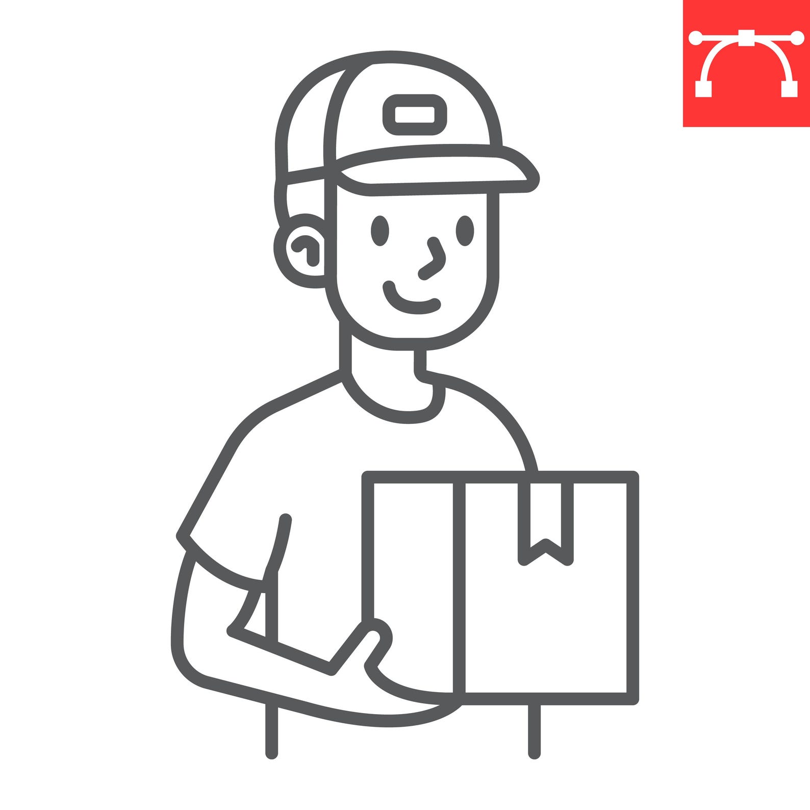Logistic Line Icons – 16 Vector Moving Service Icons Set | SVG, EPS, AI ...