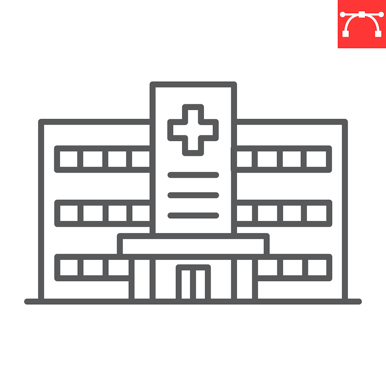 Buildings Line Icons Set, Architecture Vector Icons, Town Building ...