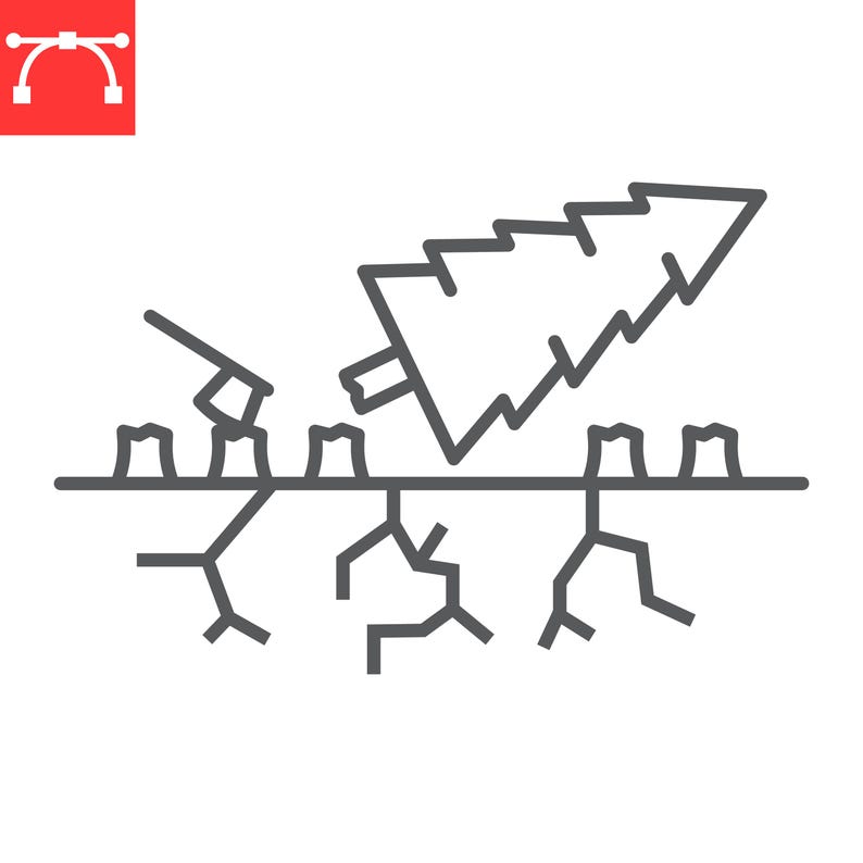 Climate Change Line Icons – 16 Vector Environmental Icons Set | SVG ...