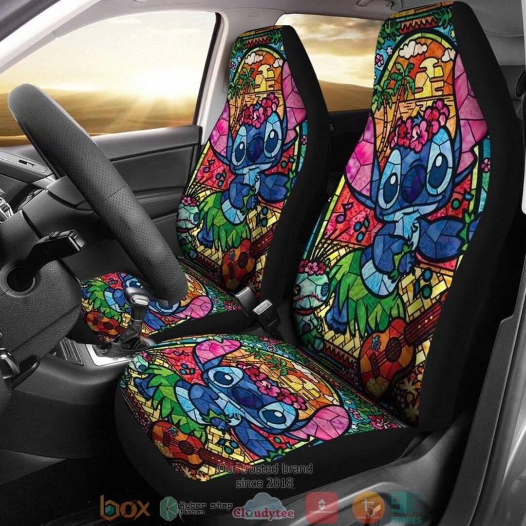 Disney Lilo and Stitch Car Seat Covers, Lilo Stitch Car Accessories ...