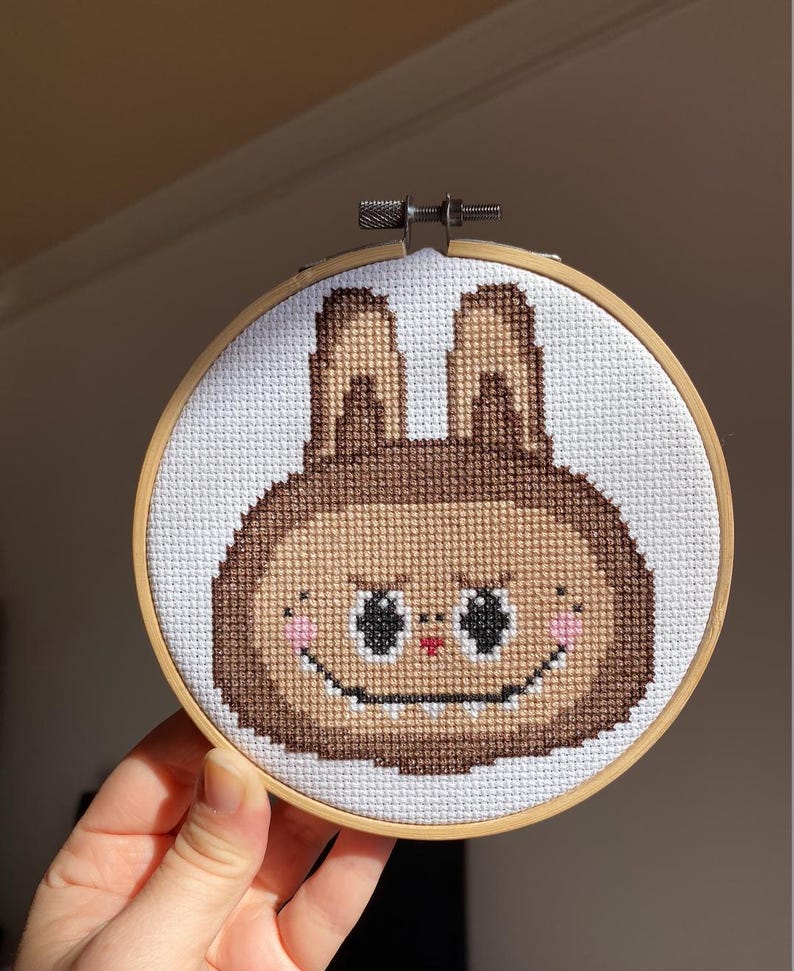 Labubu Cross Stitch PDF Pattern - Etsy