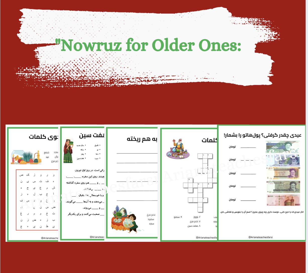 Nowruz Activity Pack for Kids: Farsi Learning Worksheets - Etsy UK