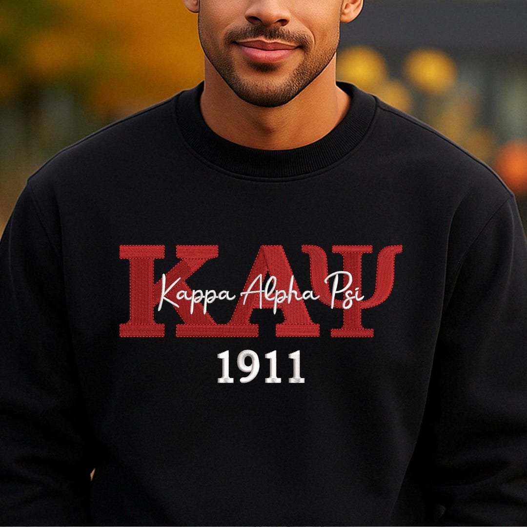 Kappa Alpha Psi Embroidery Design, KAY 1911 Machine Embroidery File ...