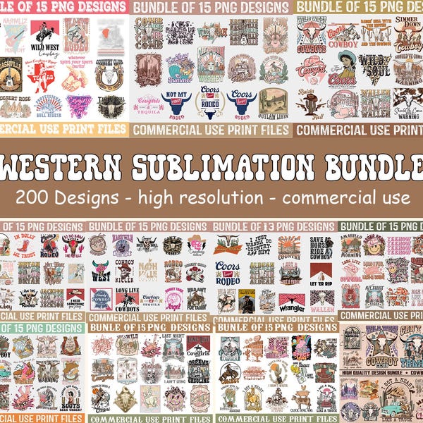 Western Sublimation - Etsy