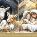 Christmas Nativity Scenes Digital Paper Set Christmas Digital ...