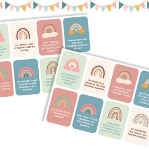 Printable Self-affirmation Cards for Kids | Positive Affirmation Cards ...