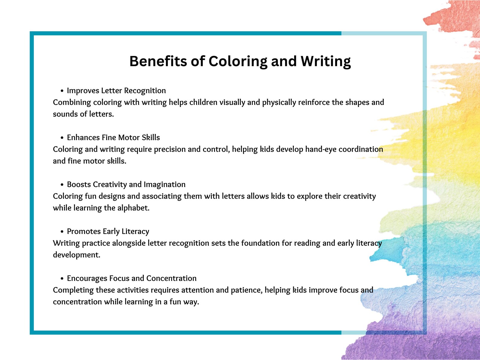 ABC Coloring and Writing Activity for Kids | Printable ABC Activity ...