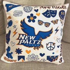 Custom College Throw Pillows - Graduation Gifts - Dorm Decor Pillow ...