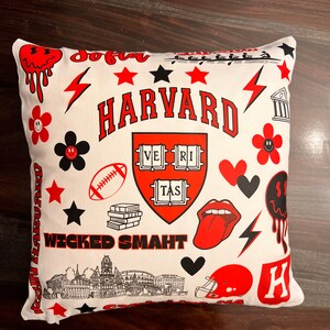 Custom College Throw Pillows - Graduation Gifts - Dorm Decor Pillow ...