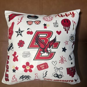 Custom College Throw Pillows - Graduation Gifts - Dorm Decor Pillow ...