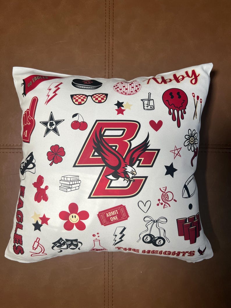 Custom College Throw Pillows - Graduation Gifts - Dorm Decor Pillow ...