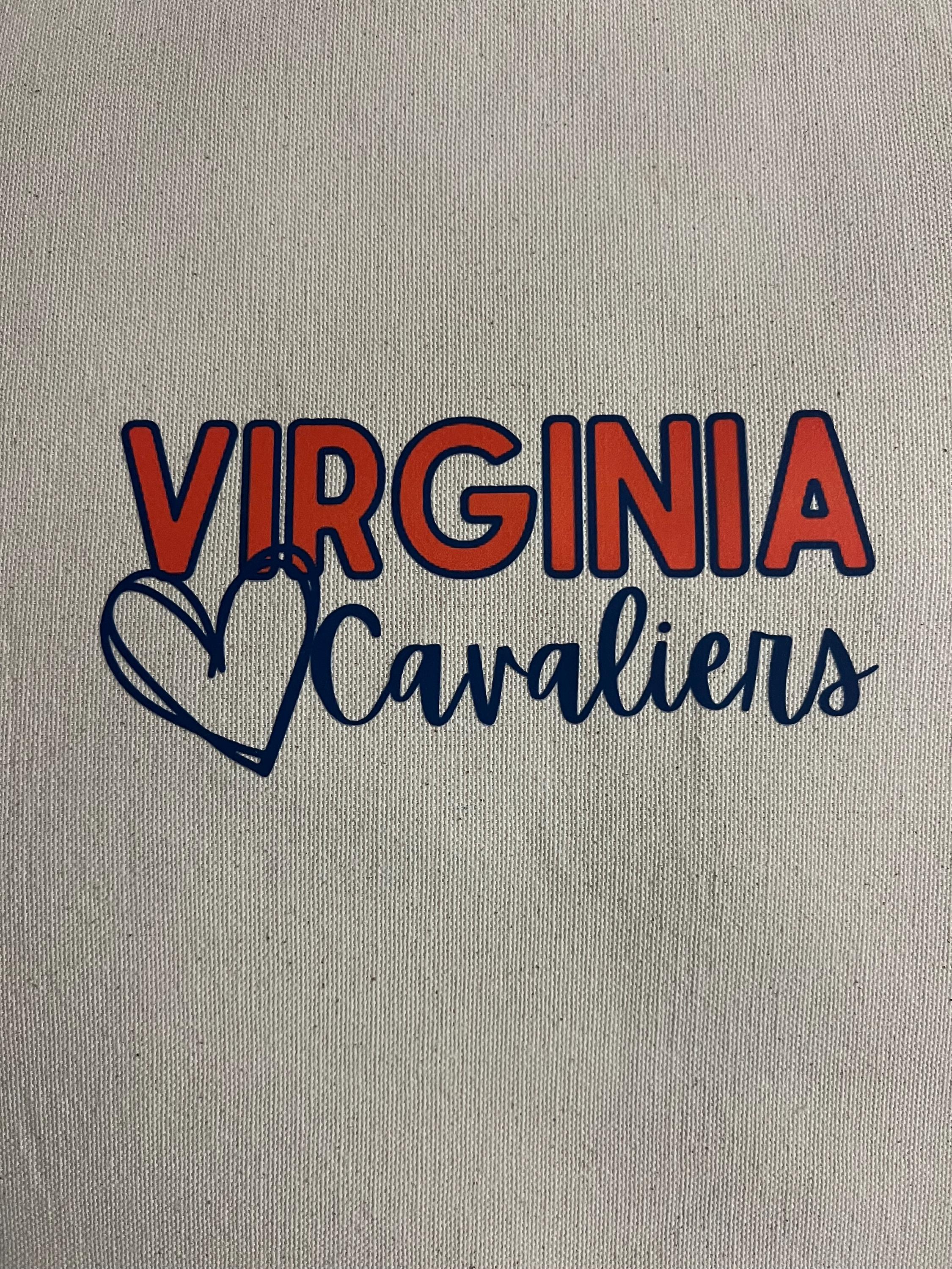 Custom Canvas Tote Bag - College Logo and Designs - Etsy