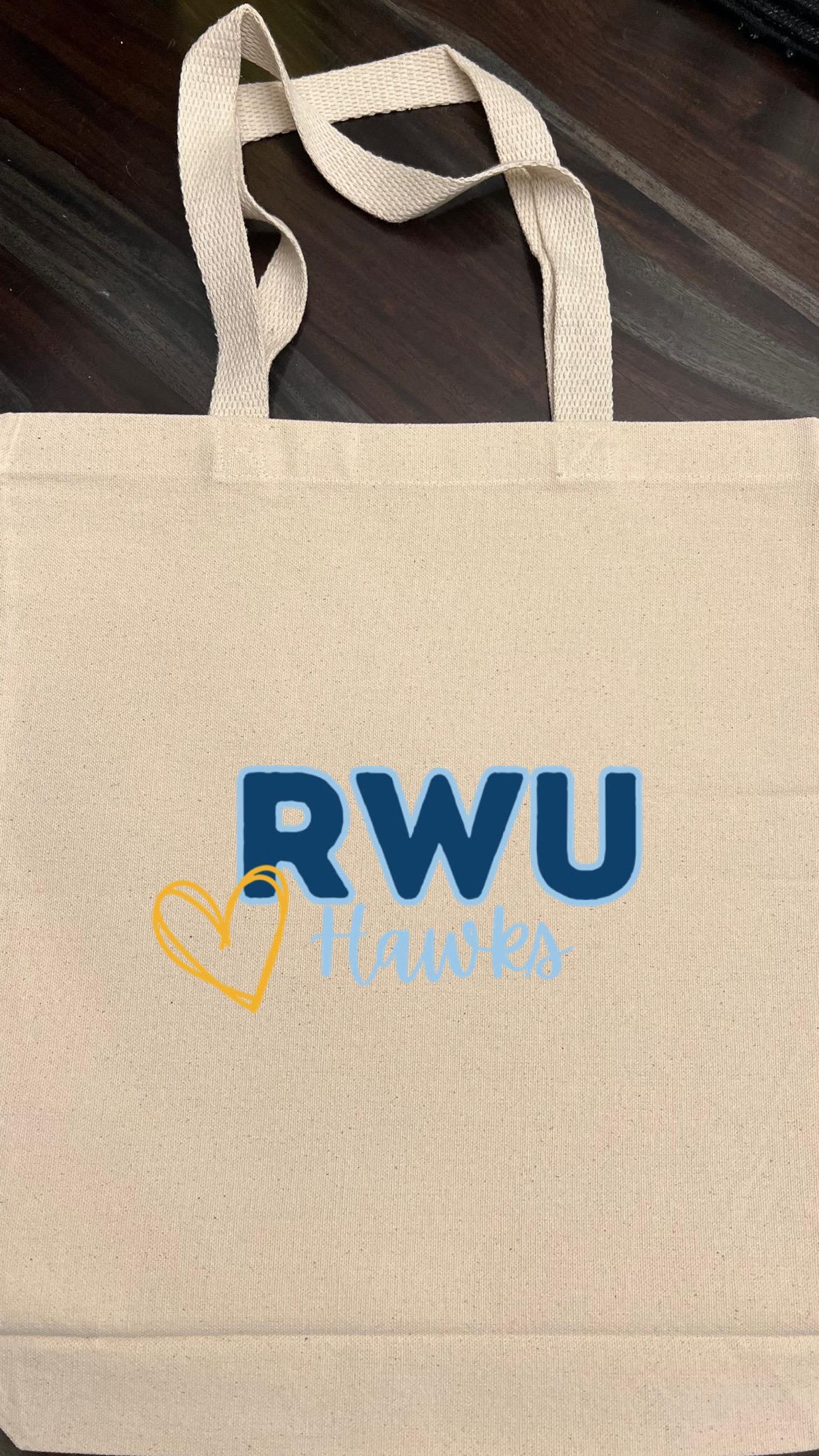 Custom Canvas Tote Bag - College Logo and Designs - Etsy