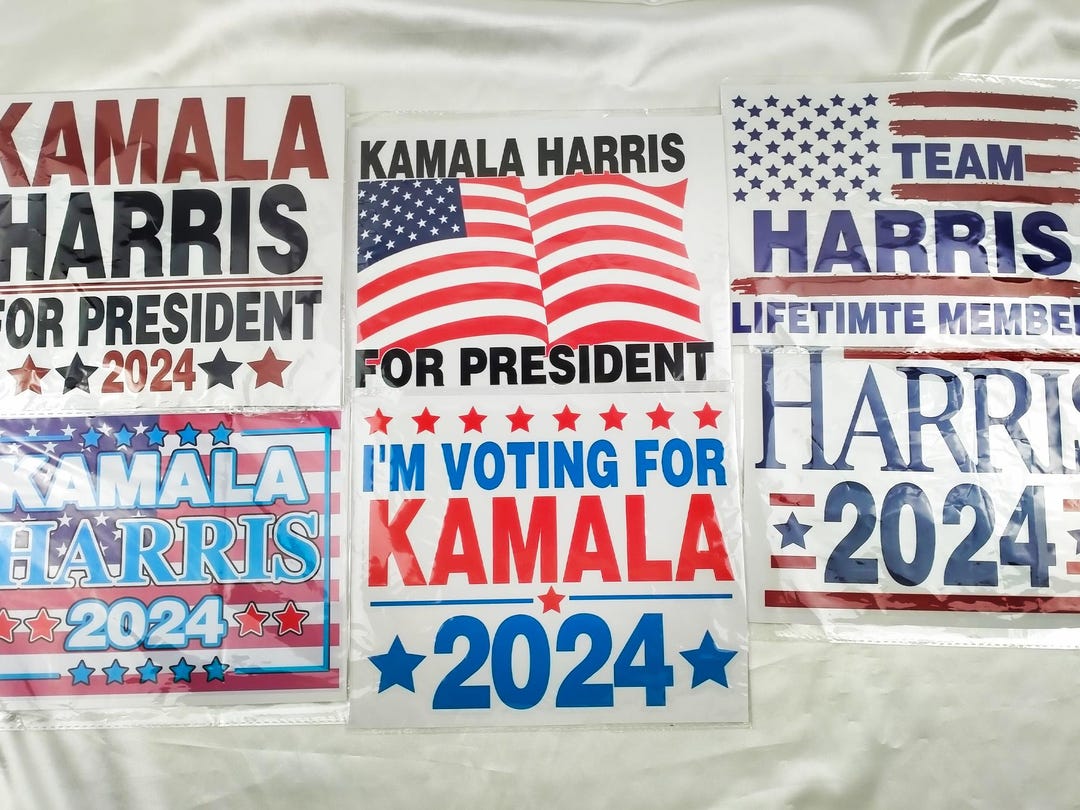 2024 U.S. Vice President Harris Car Decal U.S. Election Presidential ...