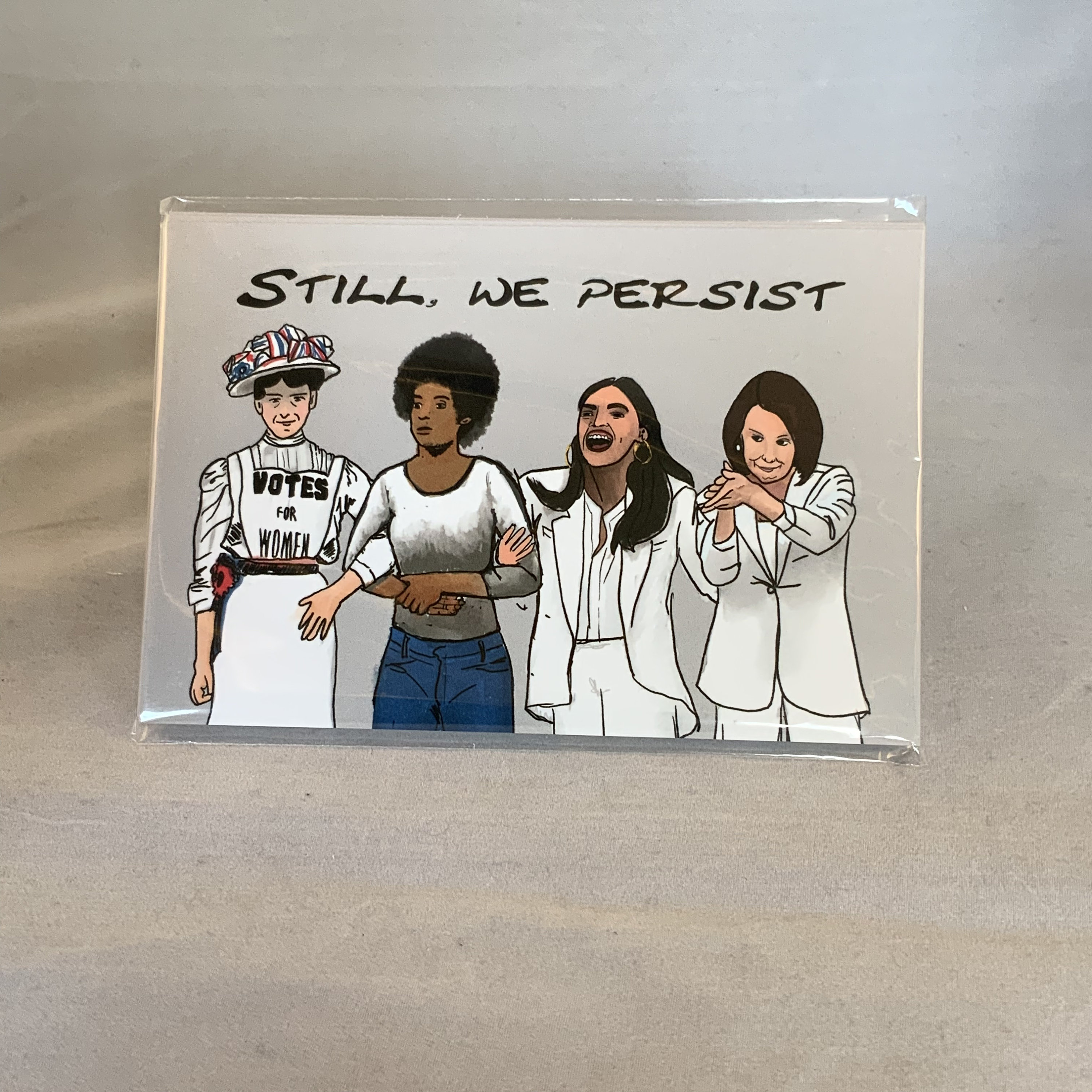 We Persist Protest Postcards Feminism Progressive Politics - Etsy