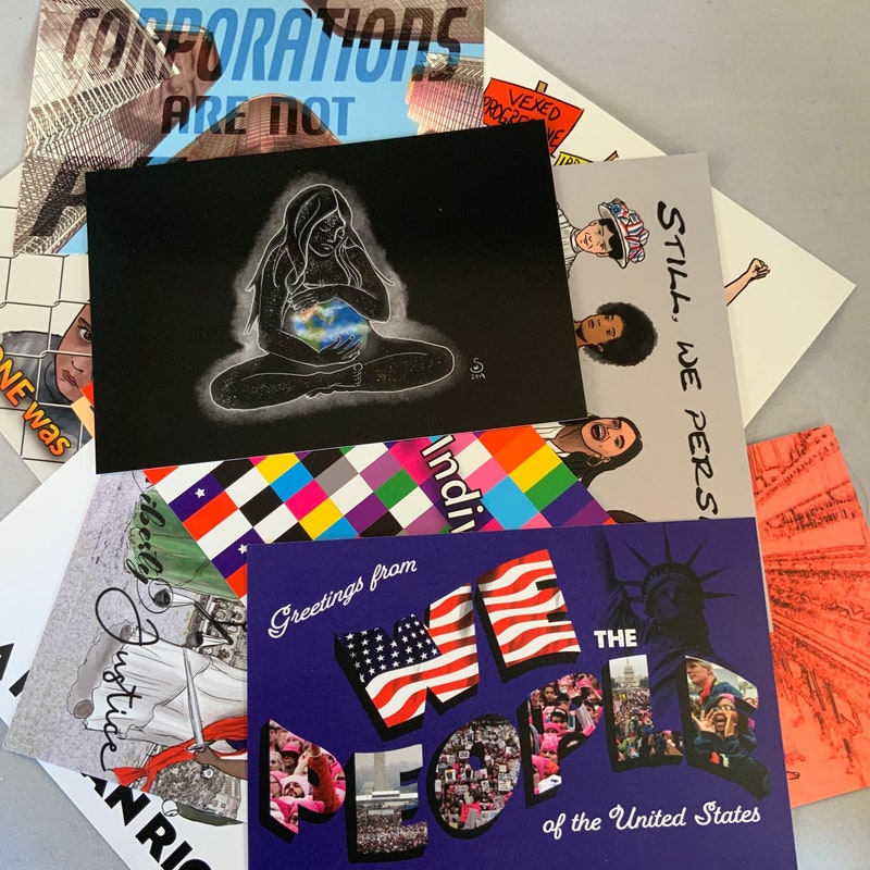 Postcards Anti Trump - Etsy