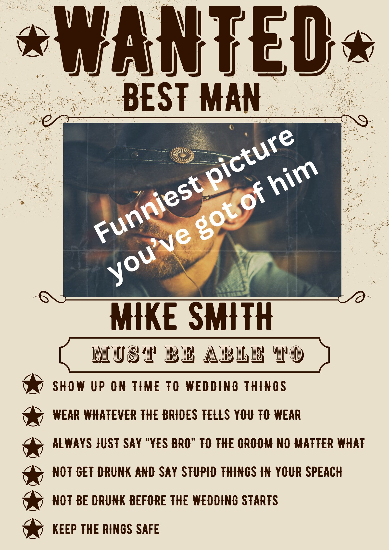 Wanted Poster-wedding - Etsy