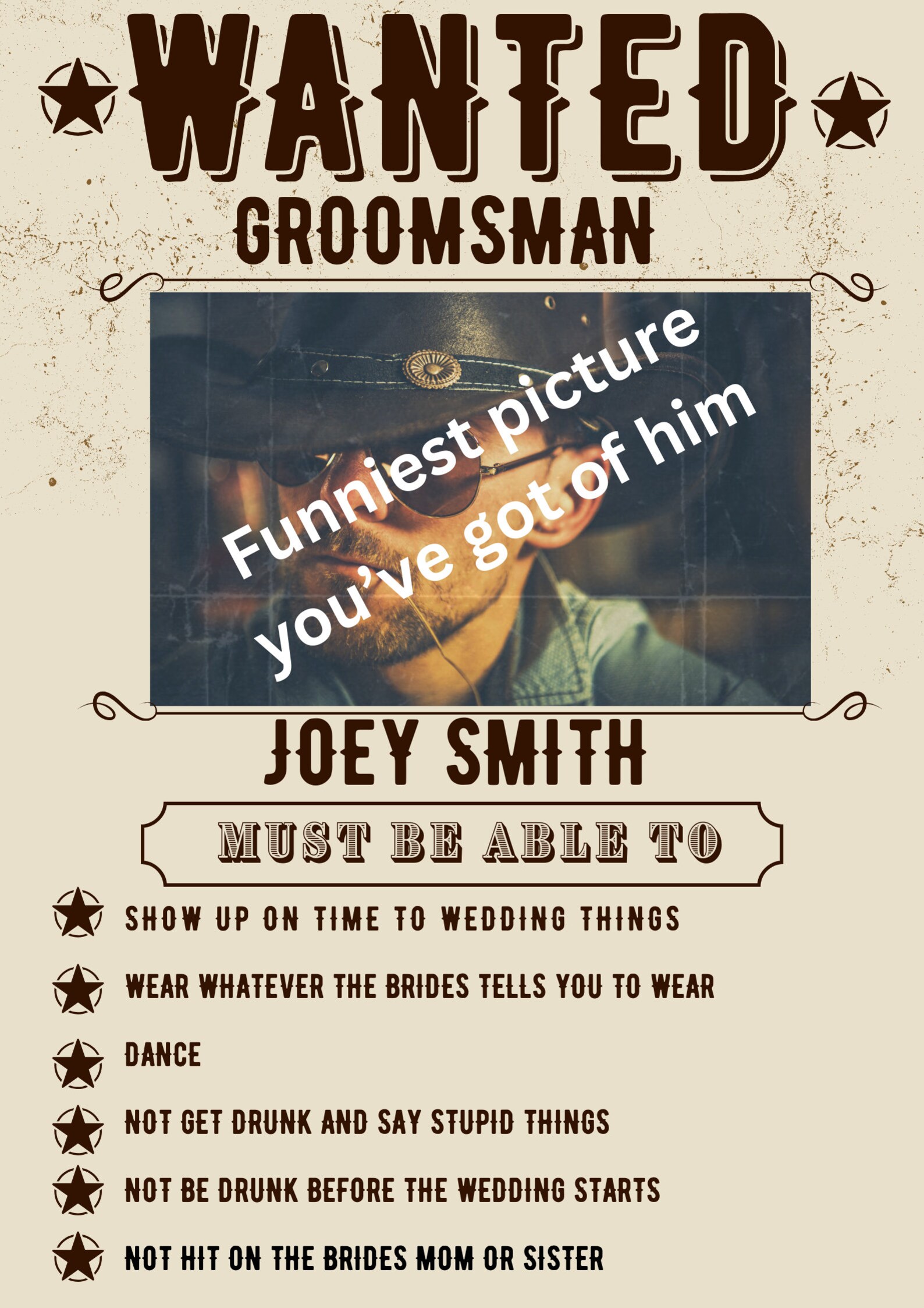 Wanted Poster-wedding - Etsy