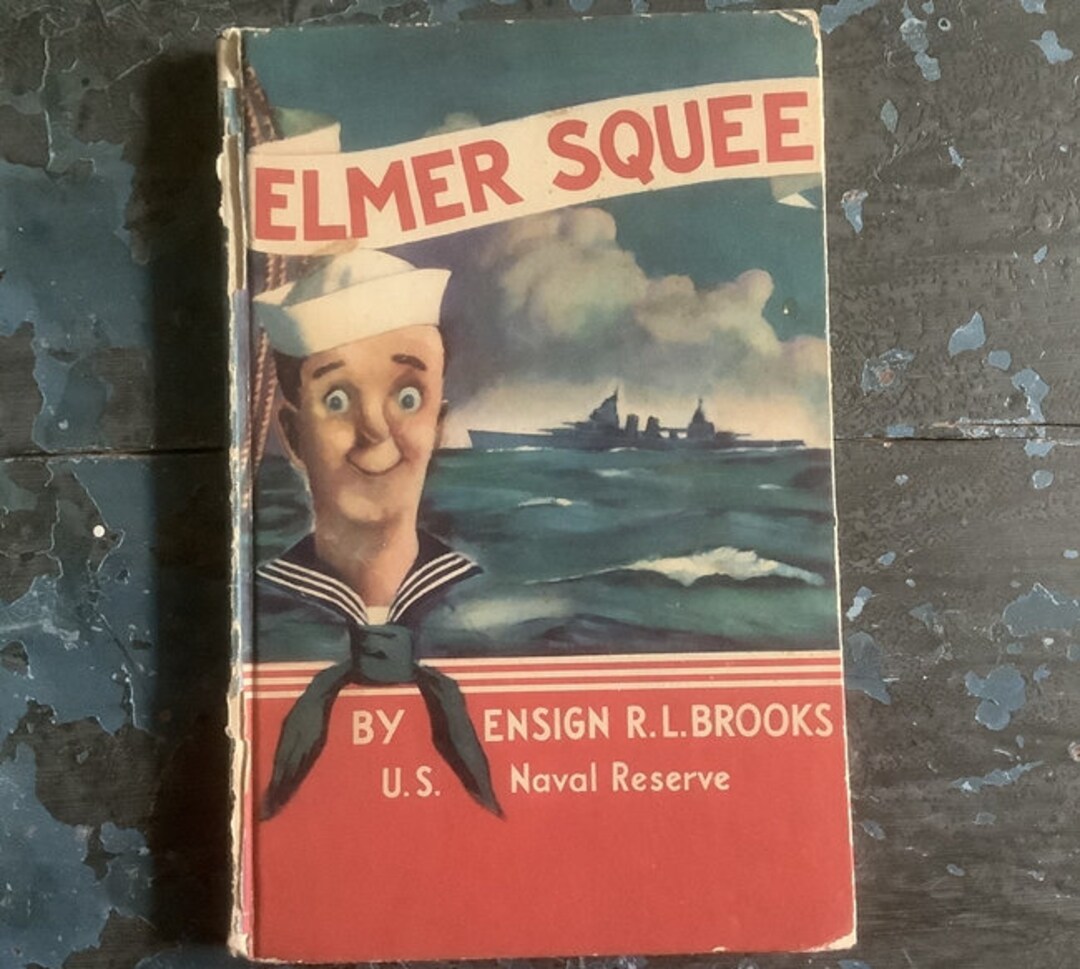 Elmer Squee Vintage American Cartoon Illustrated WW2 American Navy ...