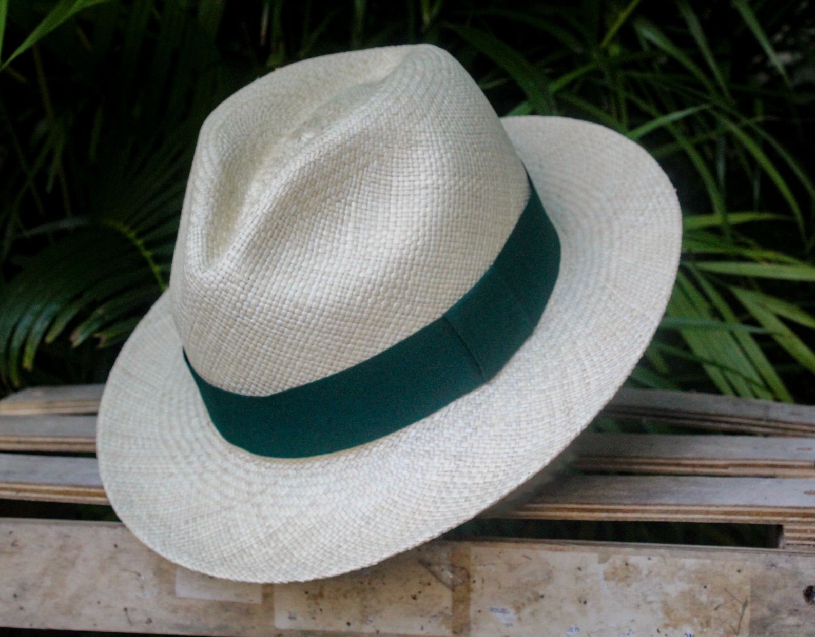 Authentic Ecuadorian Panama Hat – Handwoven Toquilla Straw Fedora ...