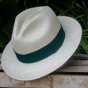 Authentic Ecuadorian Panama Hat – Handwoven Toquilla Straw Fedora ...