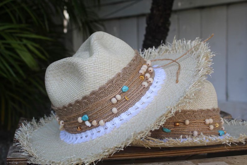 Handwoven Ecuadorian Panama Hat: Toquilla Straw Fedora With Shells - Etsy