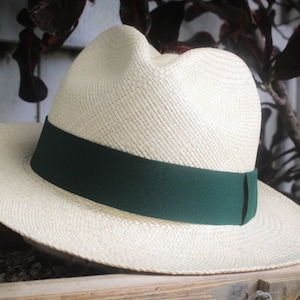Authentic Ecuadorian Panama Hat – Handwoven Toquilla Straw Fedora ...