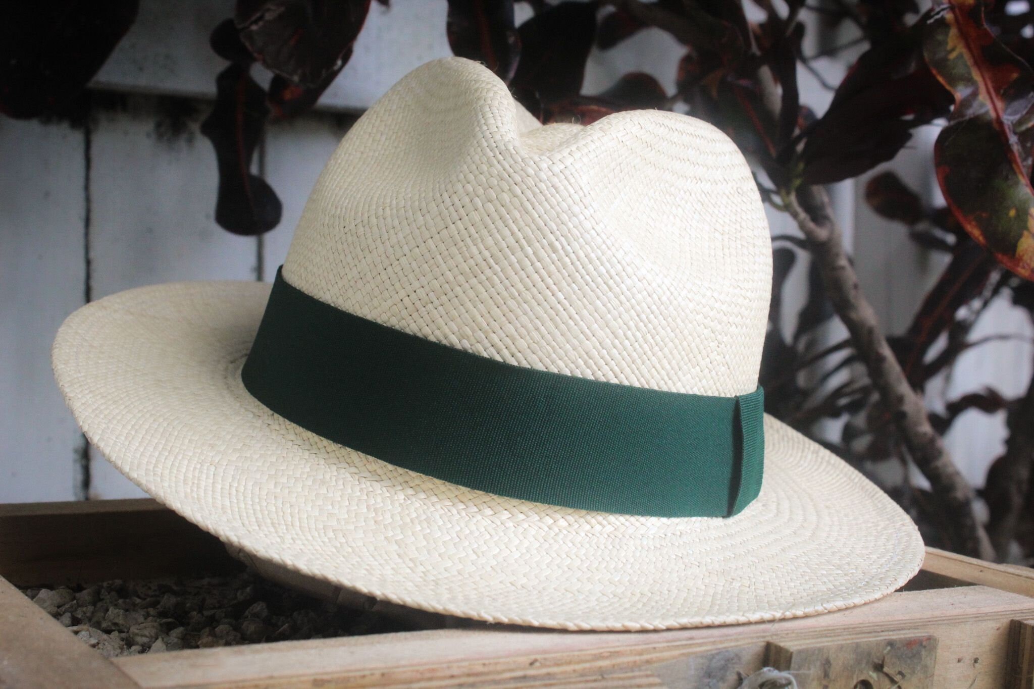 Authentic Ecuadorian Panama Hat – Handwoven Toquilla Straw Fedora ...