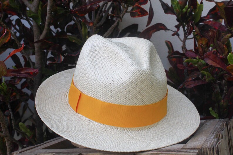 Authentic Ecuadorian Panama Hat – Handwoven Toquilla Straw Fedora ...