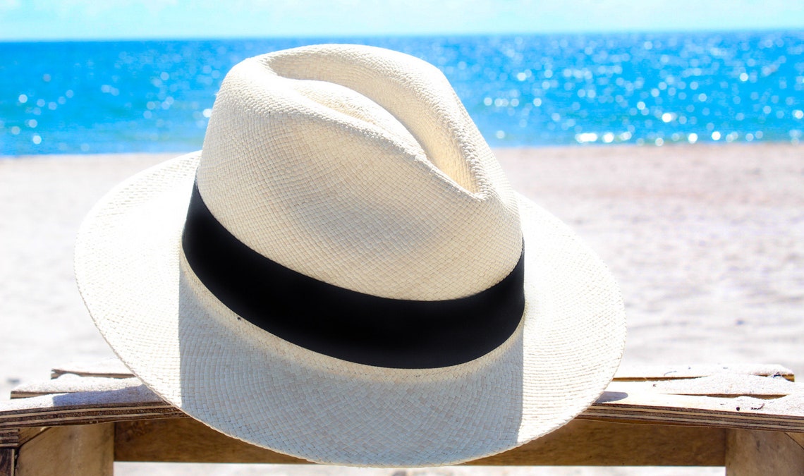 Authentic Ecuadorian Panama Hat – Handwoven Toquilla Straw Fedora ...